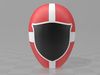 Power Rangers KyuuKyuu Sentai GoGoFive GoRed Helmet 3D model 3D ...