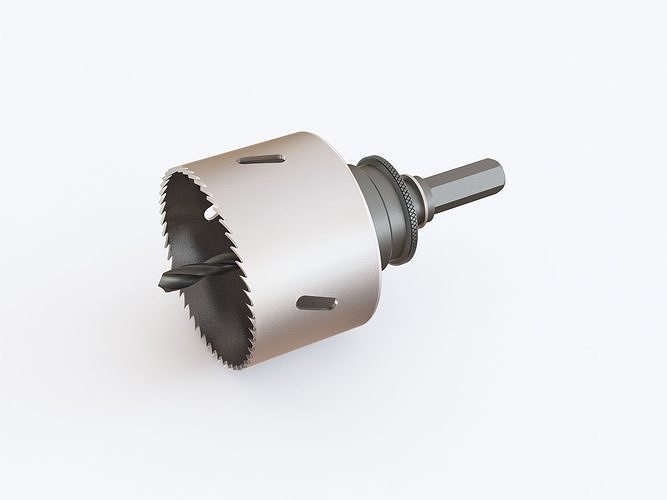 Hole saw 3D model | CGTrader