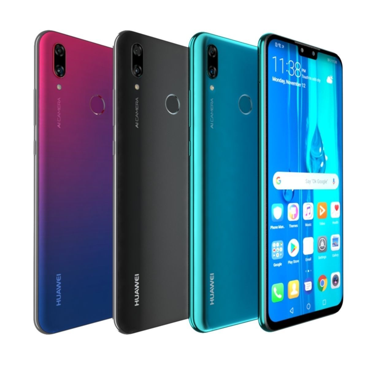 Huawei Y9 2019 All Color 3D Model CGTrader Huawei Y9 2019 All Color 3D Model CGTrader