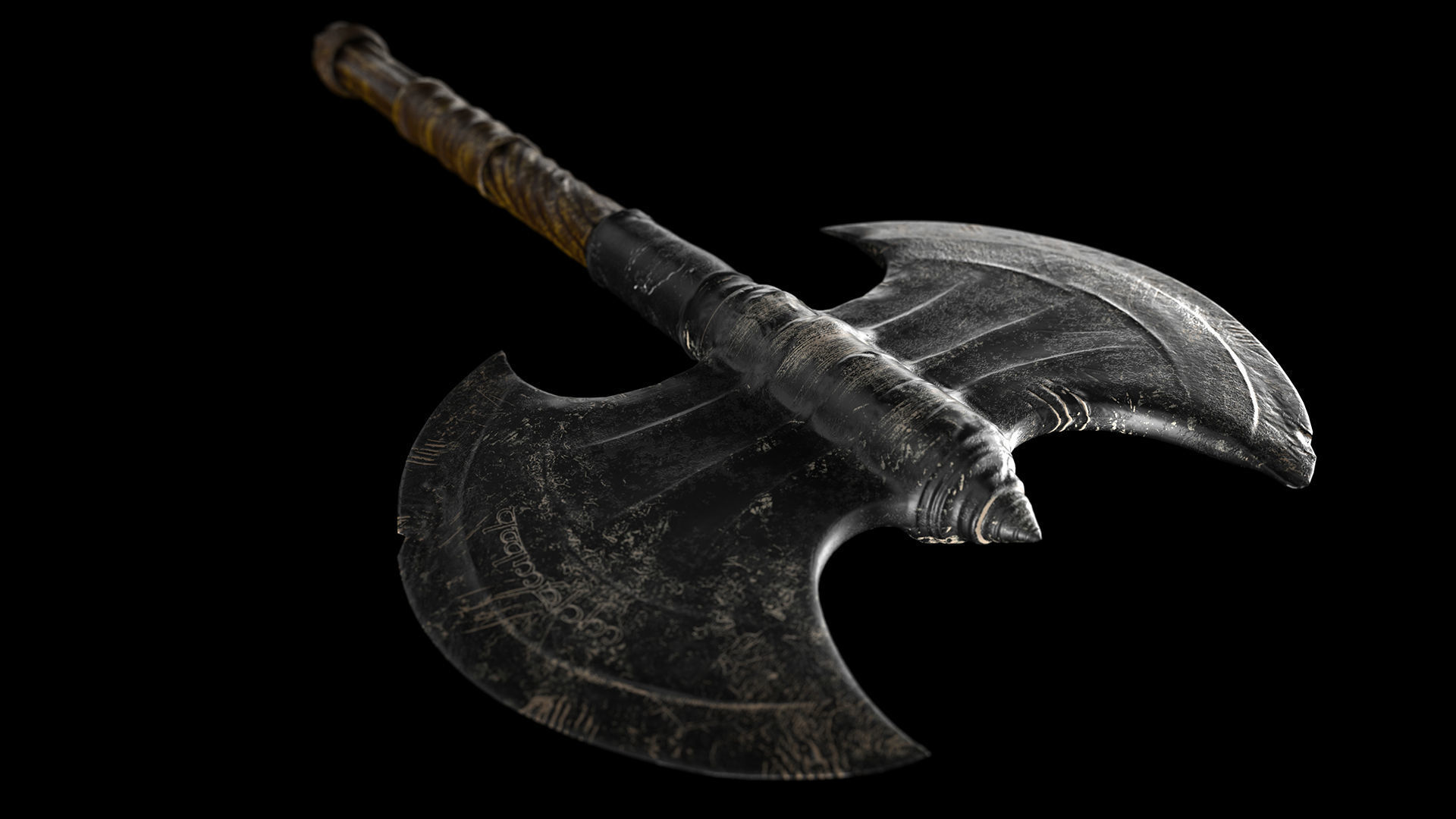 Battle Axe 3D model | CGTrader