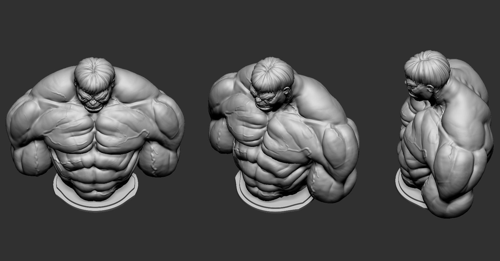 The Hulk bust 3D model 3D printable | CGTrader