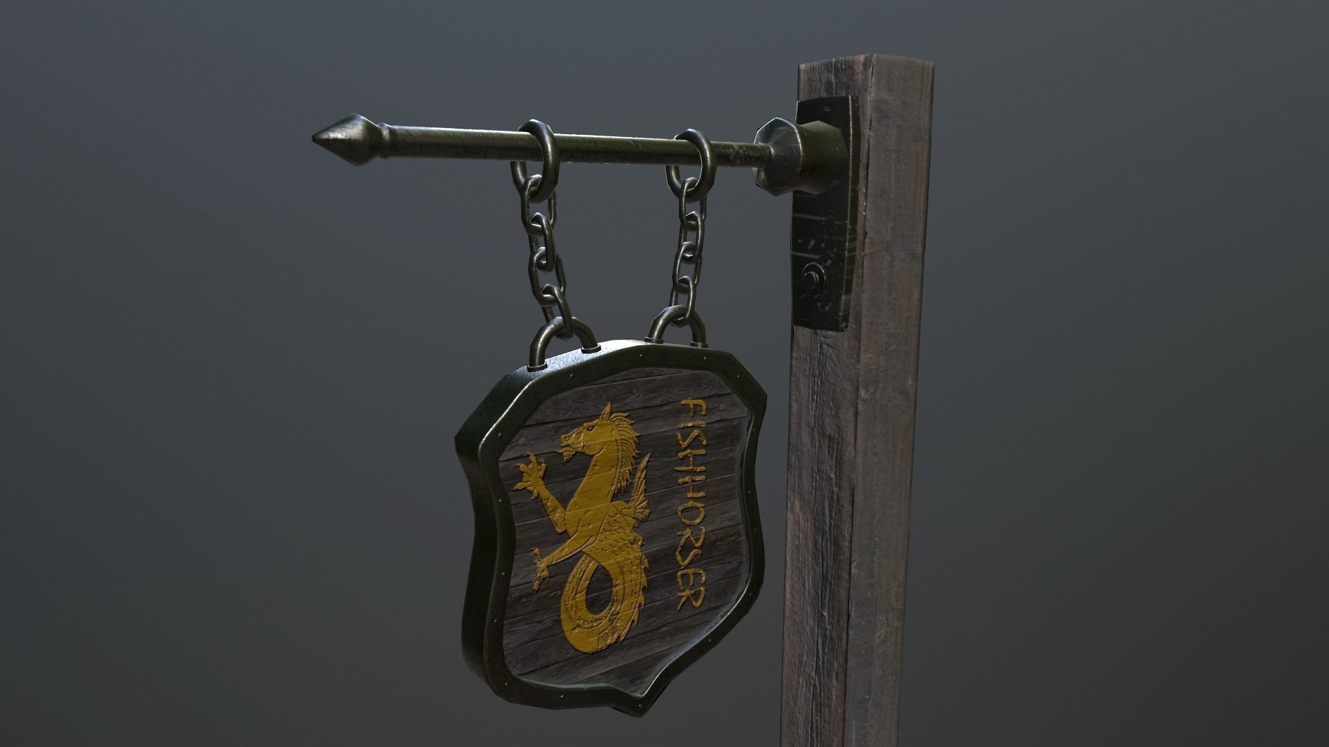 3D model Medieval sign | CGTrader