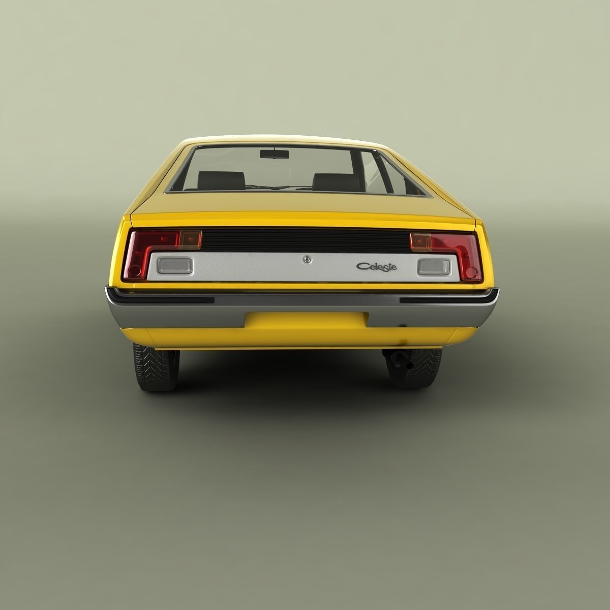 Mitsubishi Lancer Celeste 3D model | CGTrader