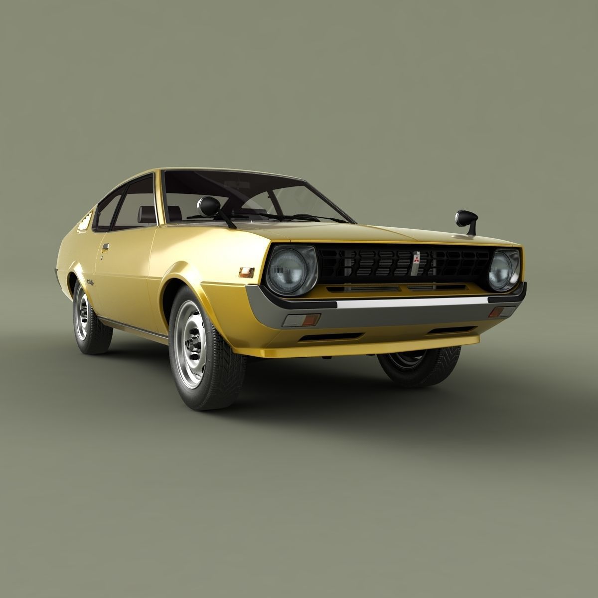 Mitsubishi Lancer Celeste 3D model | CGTrader