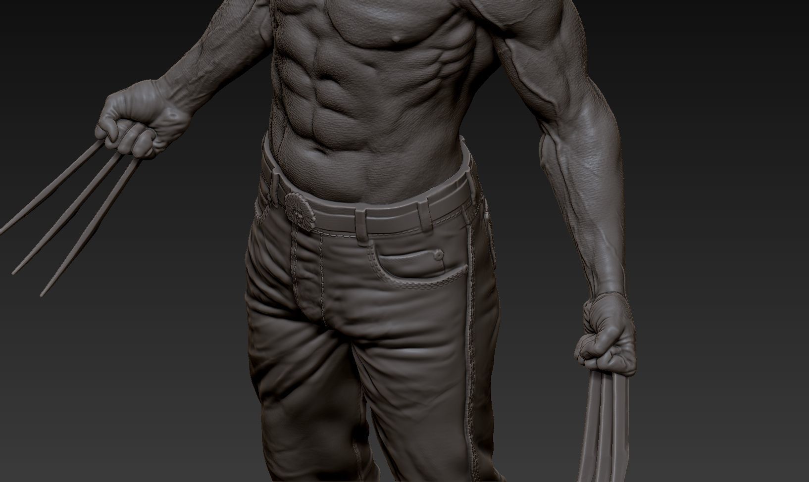 WOLVERINE INMORTAL BY HUGH JACKMAN 3D model 3D printable | CGTrader