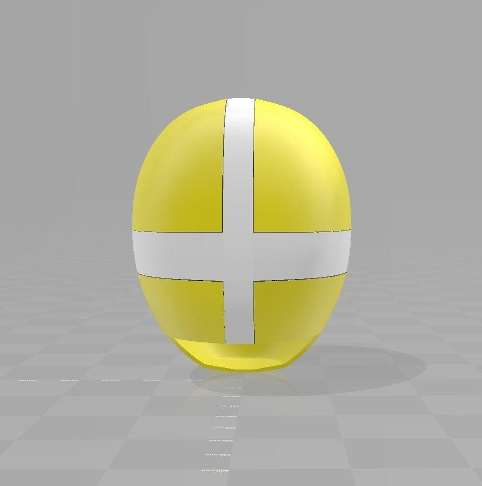 Power Rangers KyuuKyuu Sentai GoGoFive GoYellow Helmet 3D model 3D ...