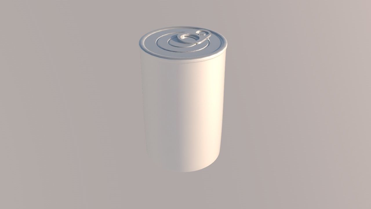 Soup Can free 3D model | CGTrader