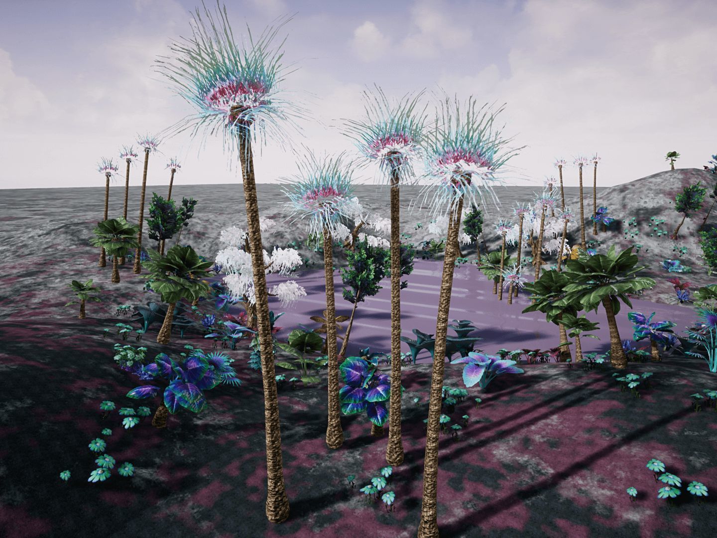 3D model Alien Vegetation UNREAL VR / AR / low-poly | CGTrader