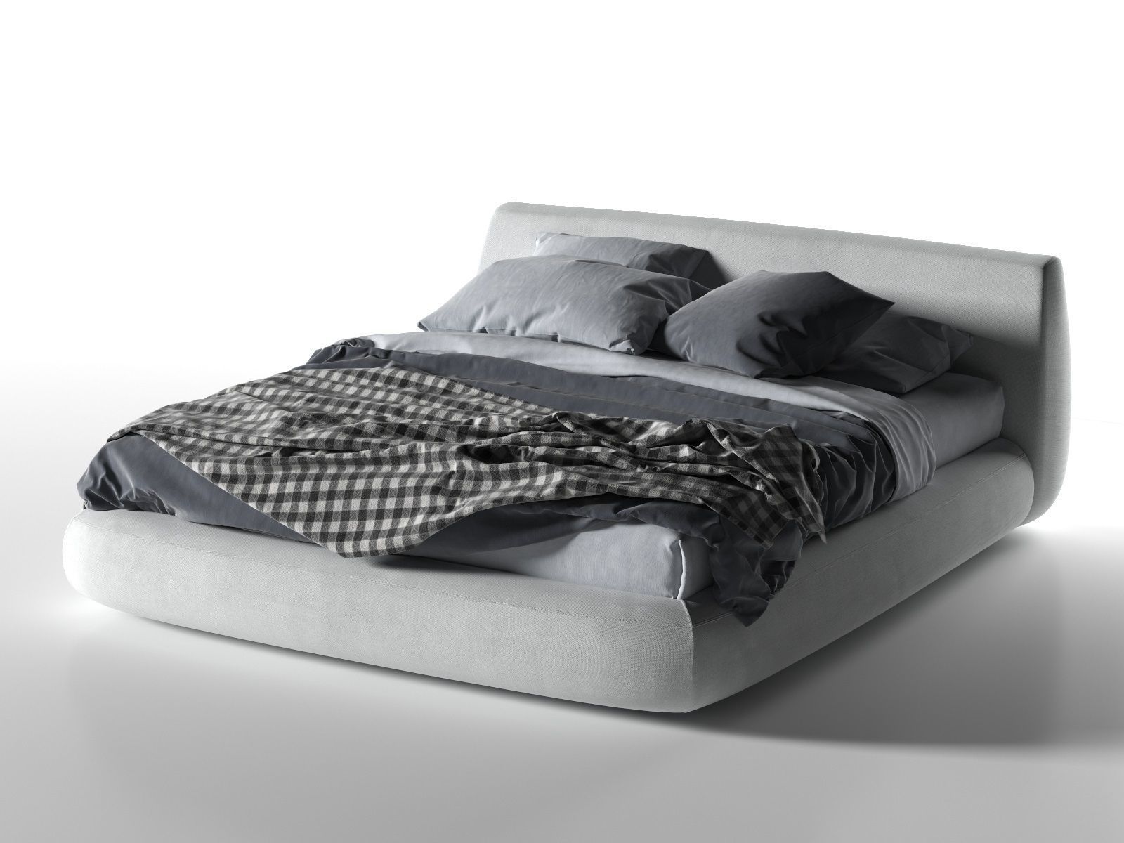 Big Bed 3D model | CGTrader
