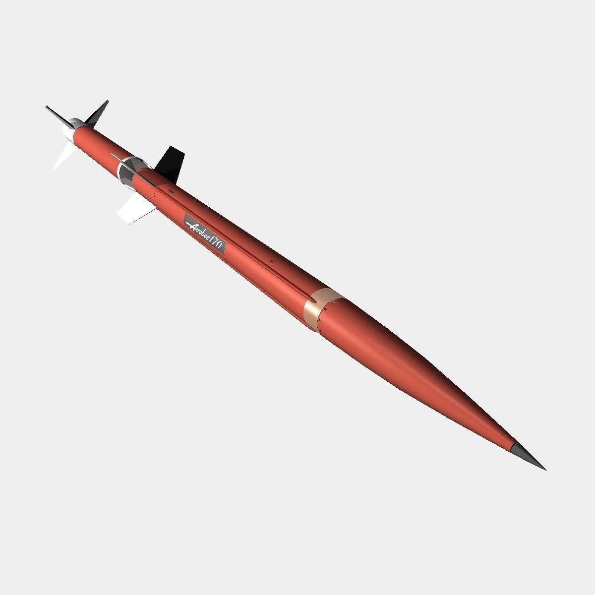 Aerobee 170 Rocket 3D model | CGTrader