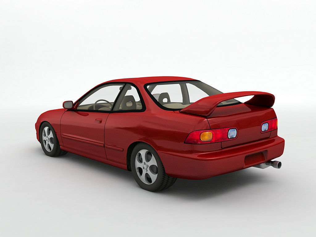 1998 Acura Integra R Coupe 3D model | CGTrader