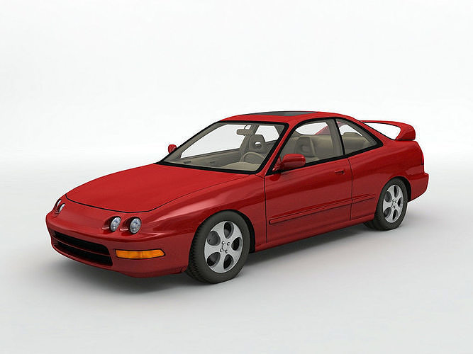 1998 Acura Integra R Coupe 3D model | CGTrader