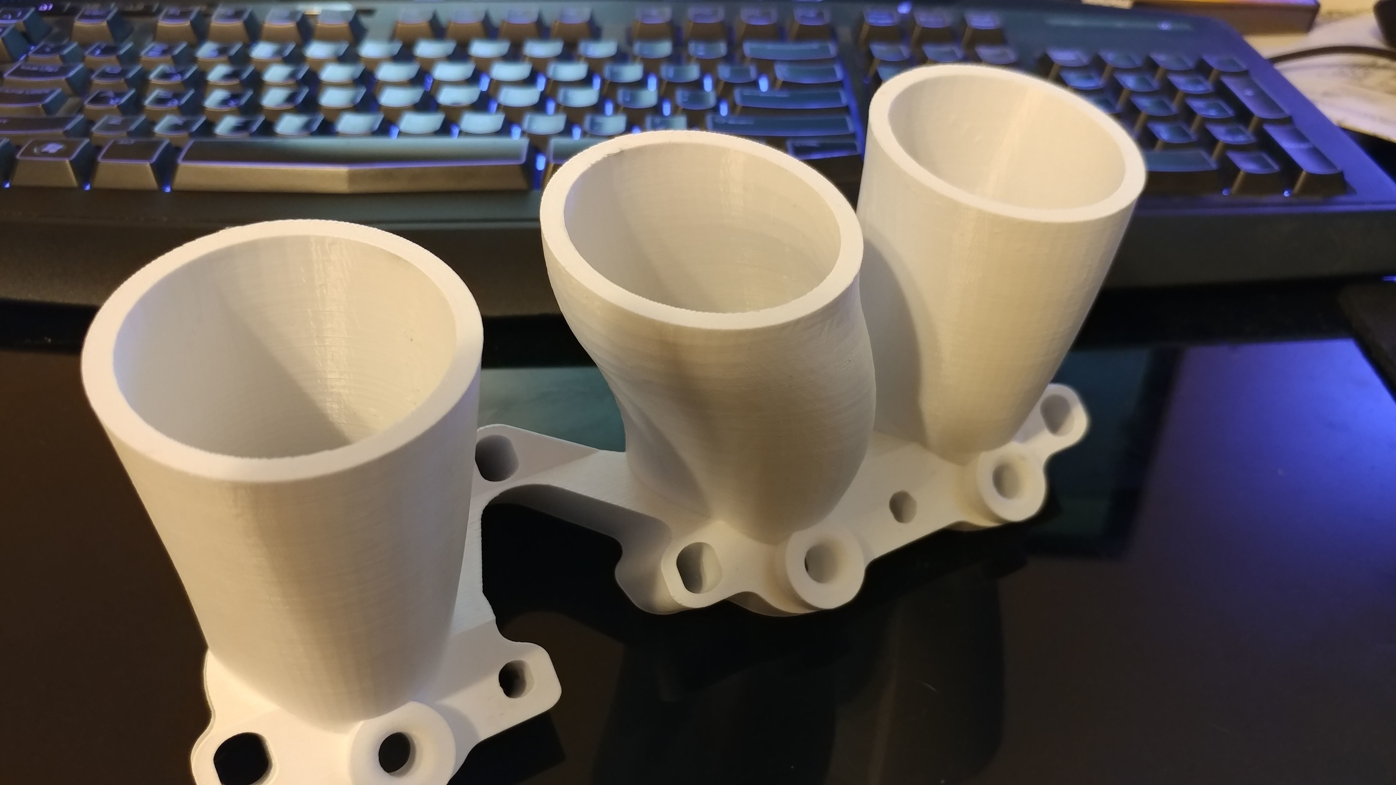 Audi V6 AFC AAH Custom engine intake trumpet 3D model | CGTrader