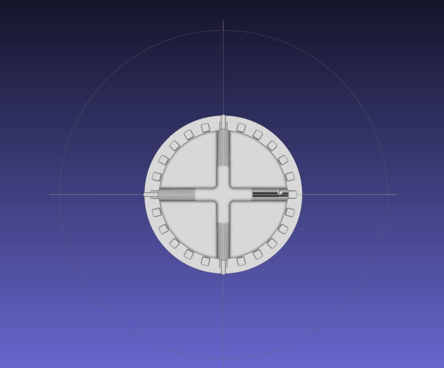 Spacecraft Visual Docking Indicator Target Principle Model 3D model 3D ...