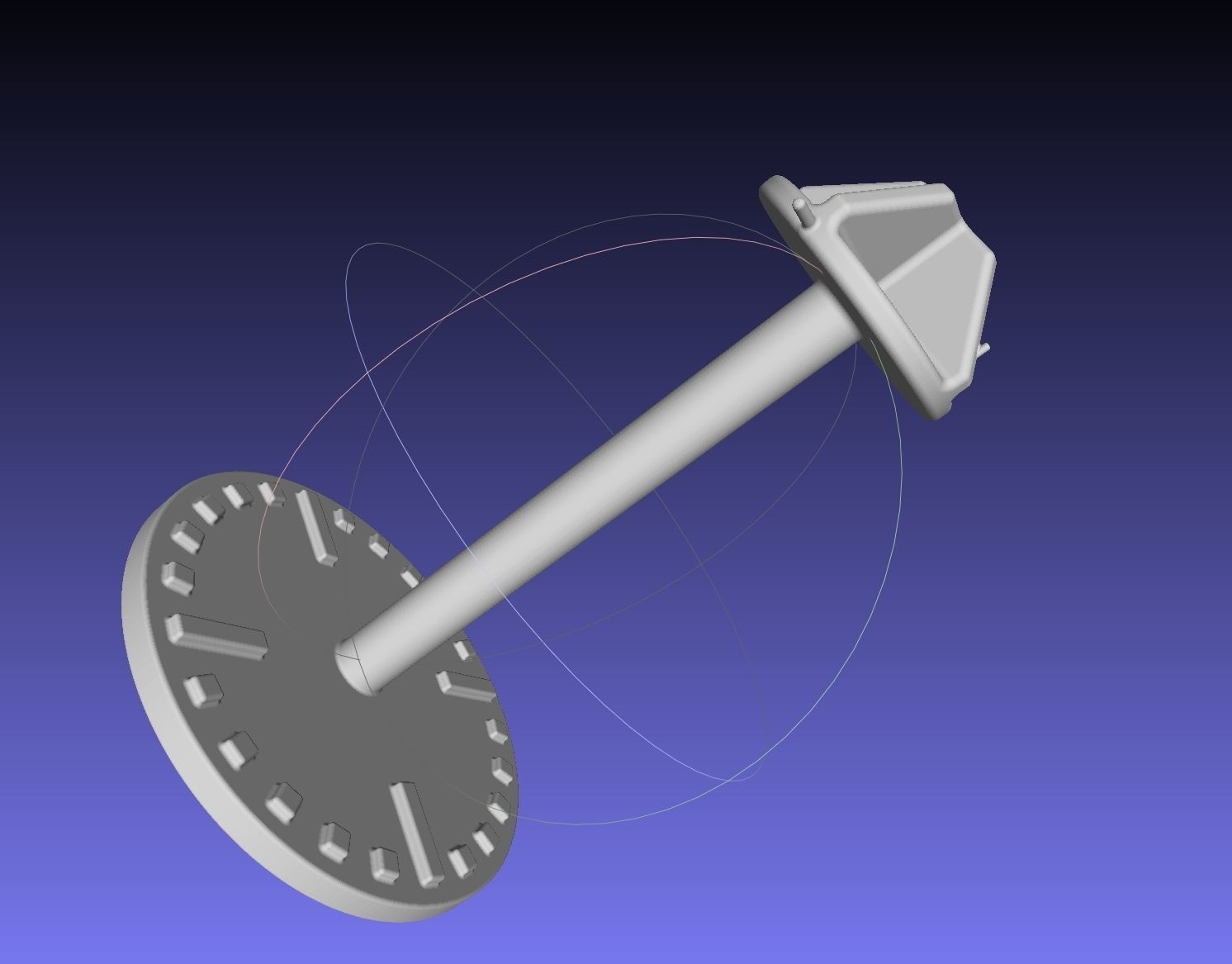 Spacecraft Visual Docking Indicator Target Principle Model 3D model 3D ...