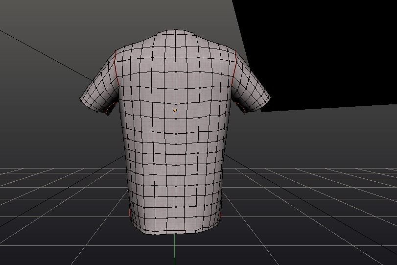 3D model Lowpoly Male Graphic T-Shirt game ready with multiple colors ...