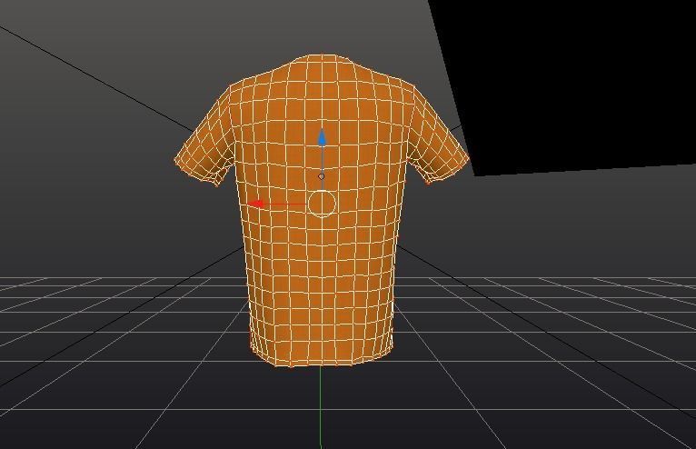 3D model Lowpoly Male Graphic T-Shirt game ready with multiple colors ...
