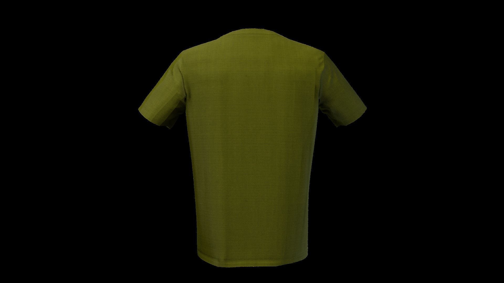 3D model Lowpoly Male Graphic T-Shirt game ready with multiple colors ...