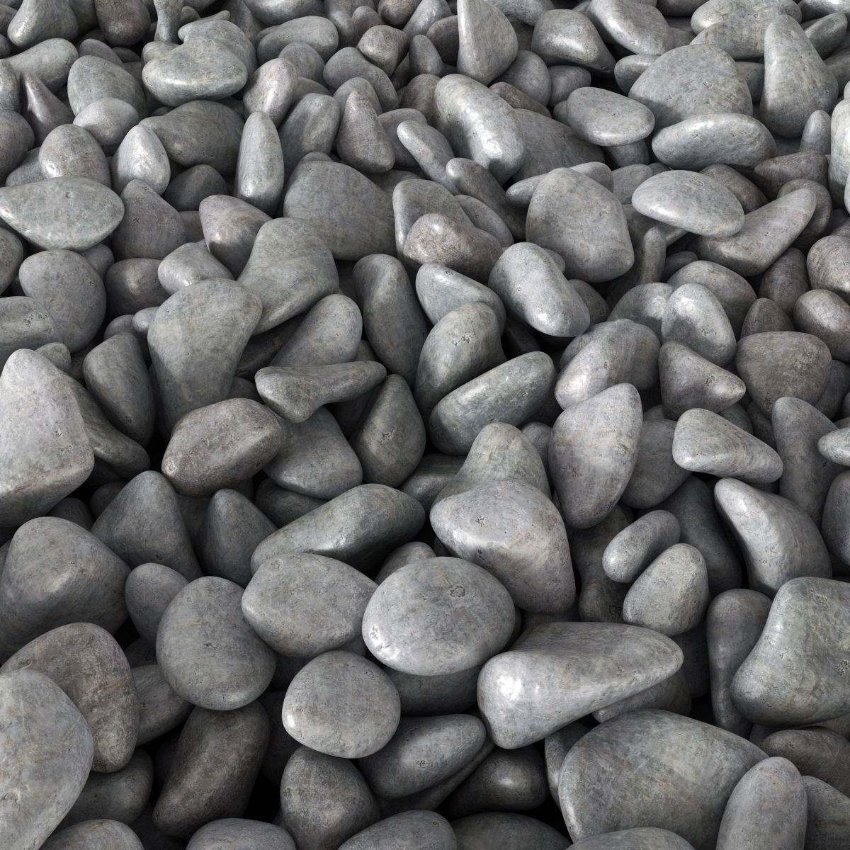 Pebble color form 3D model | CGTrader