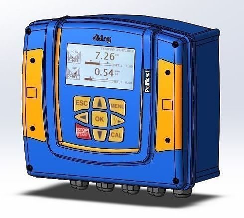 DACA DACB ProMinent CL2-pH Analyzer 3D model | CGTrader