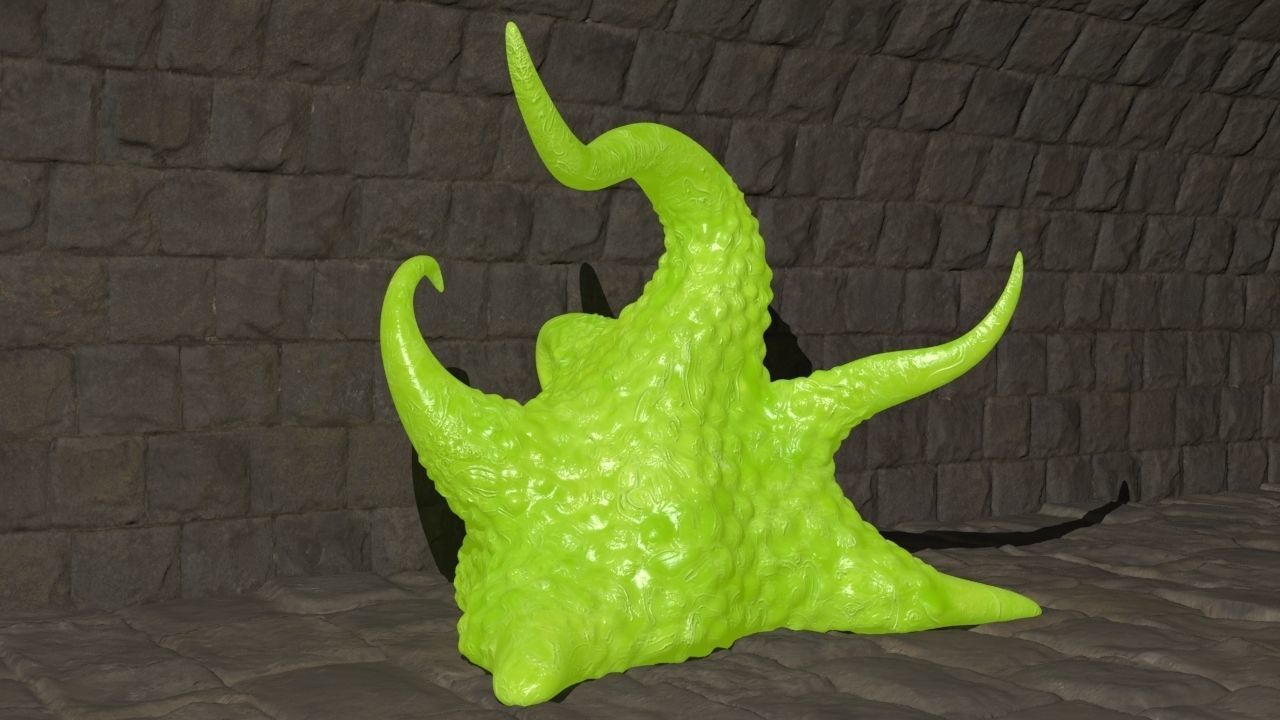 Slime 3D model rigged | CGTrader