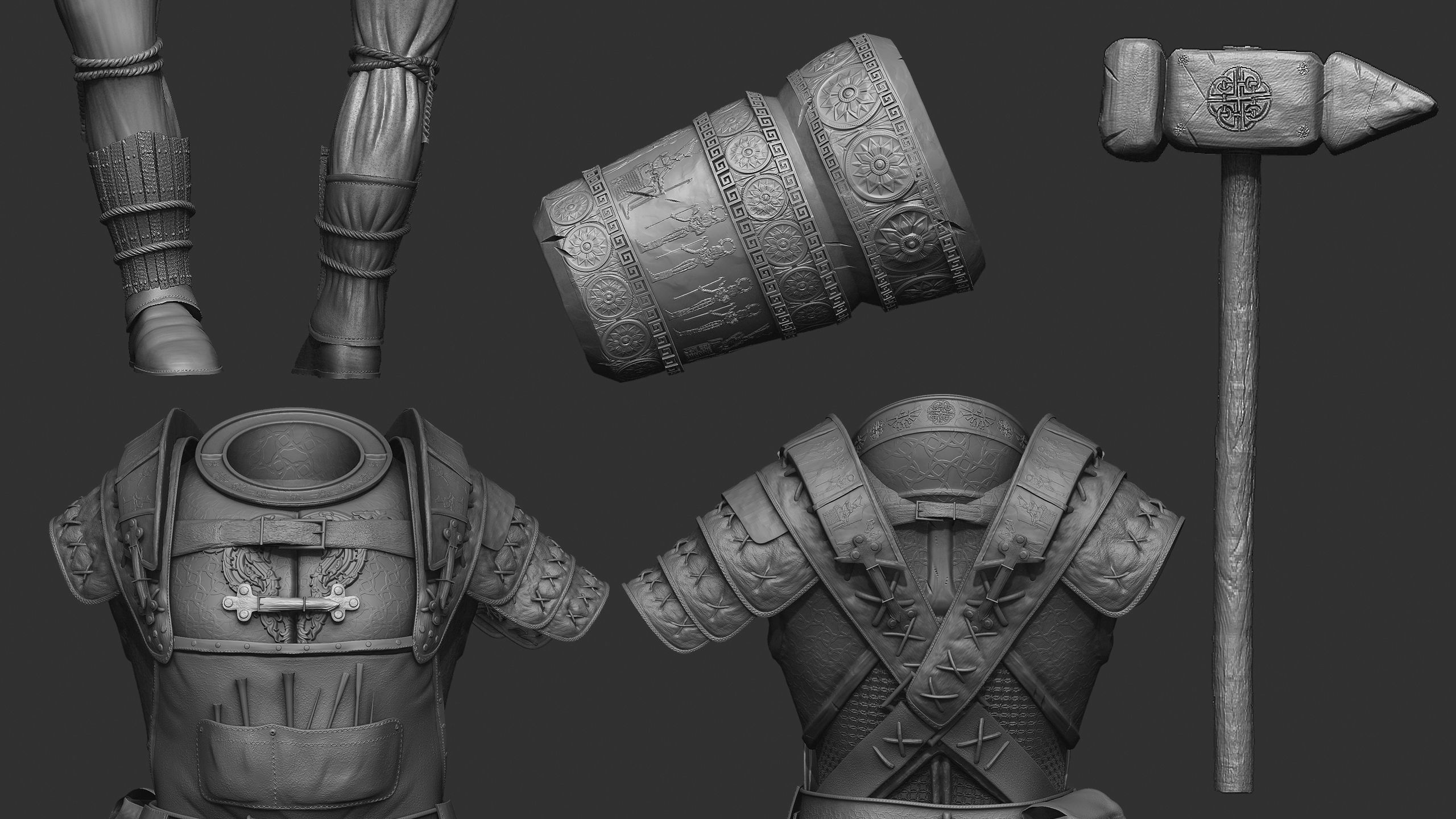 3D model BROK - GOD OF WAR VR / AR / low-poly | CGTrader