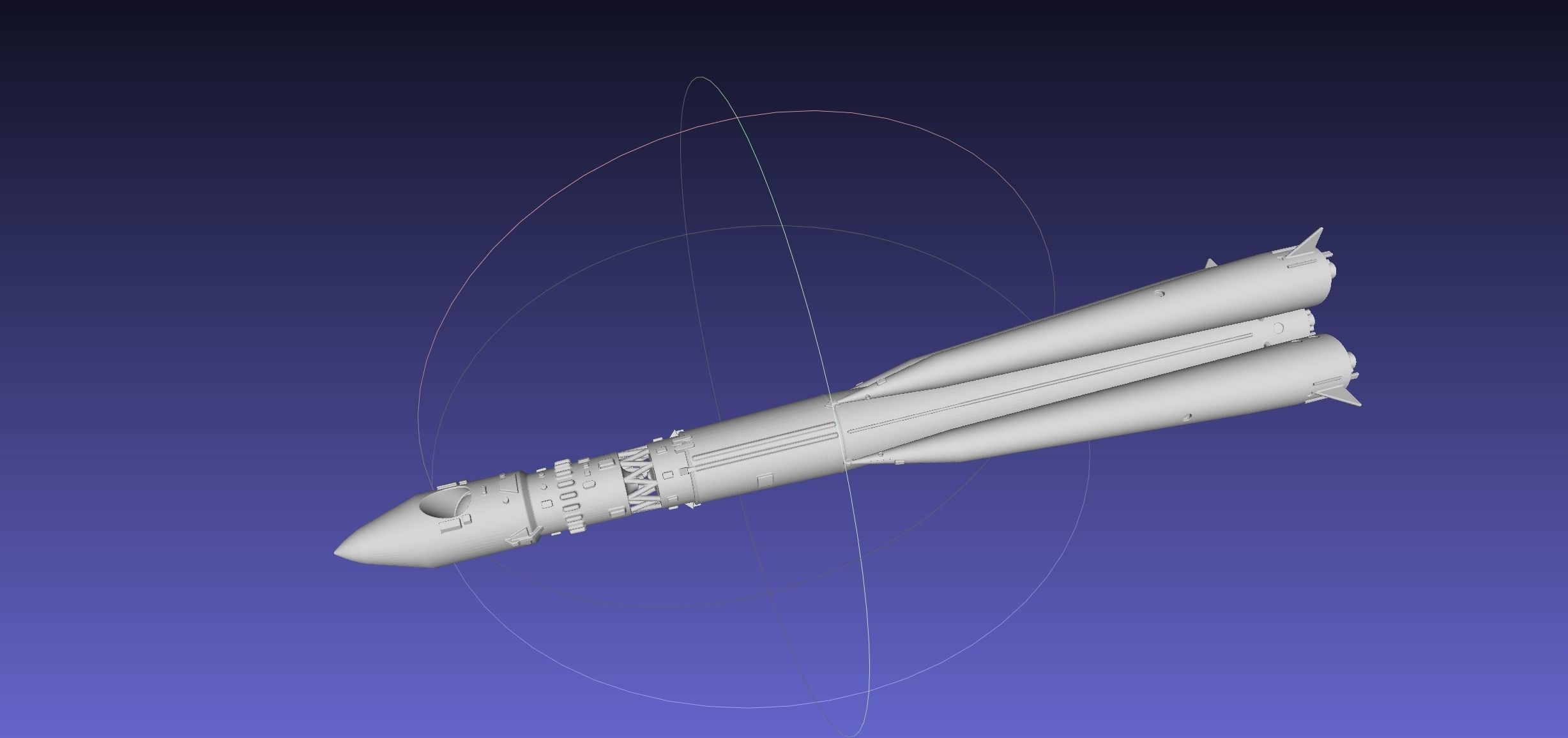 Vostok K Rocket Model 3D model 3D printable | CGTrader
