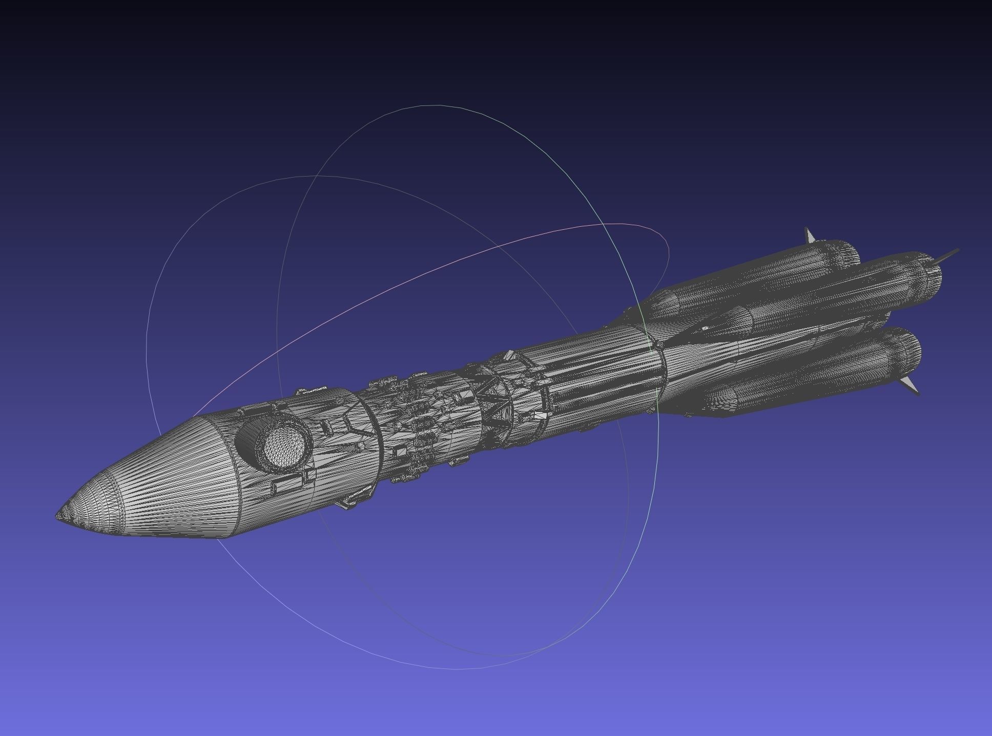Vostok K Rocket Model 3D model 3D printable | CGTrader