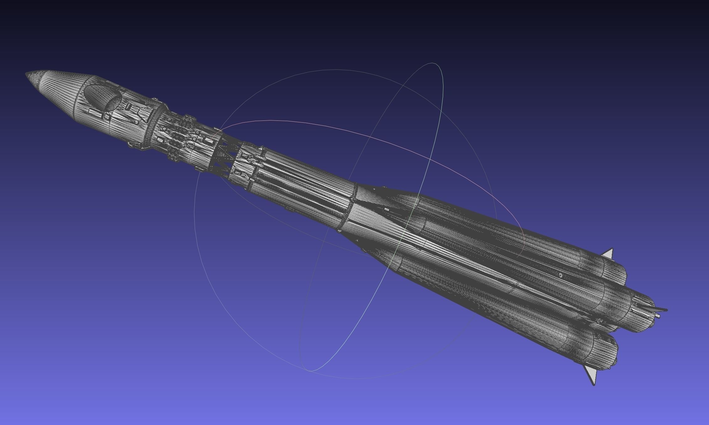 Vostok K Rocket Model 3D model 3D printable | CGTrader