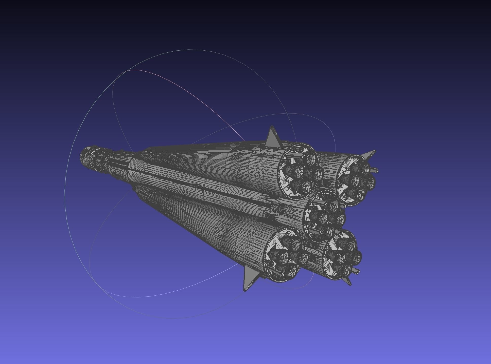 Vostok K Rocket Model 3D model 3D printable | CGTrader