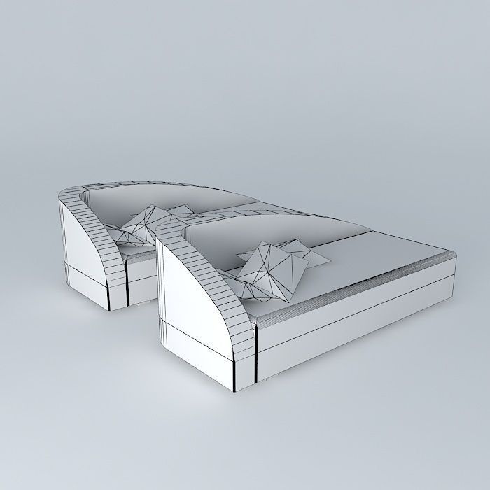 Sofa Dormeuse sofa free 3D model | CGTrader