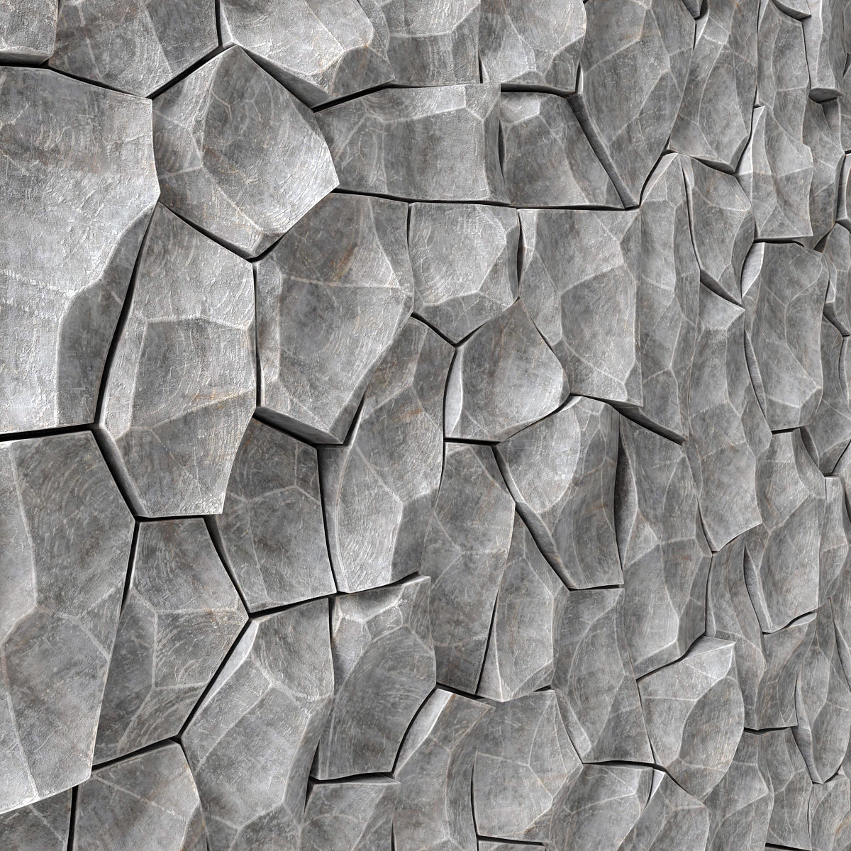 Stone rock panel Ngon 3D model | CGTrader