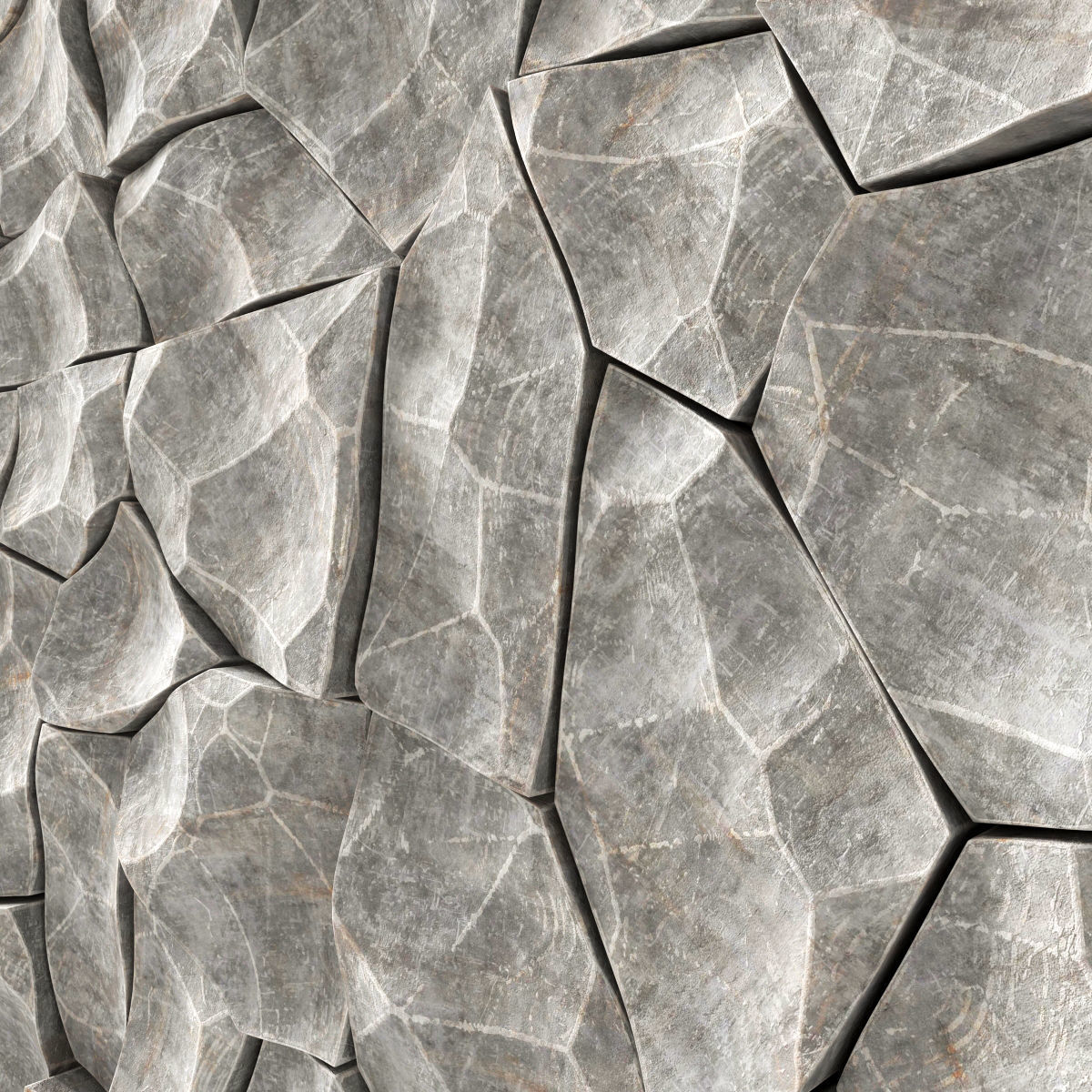 Stone rock panel Ngon 3D model | CGTrader