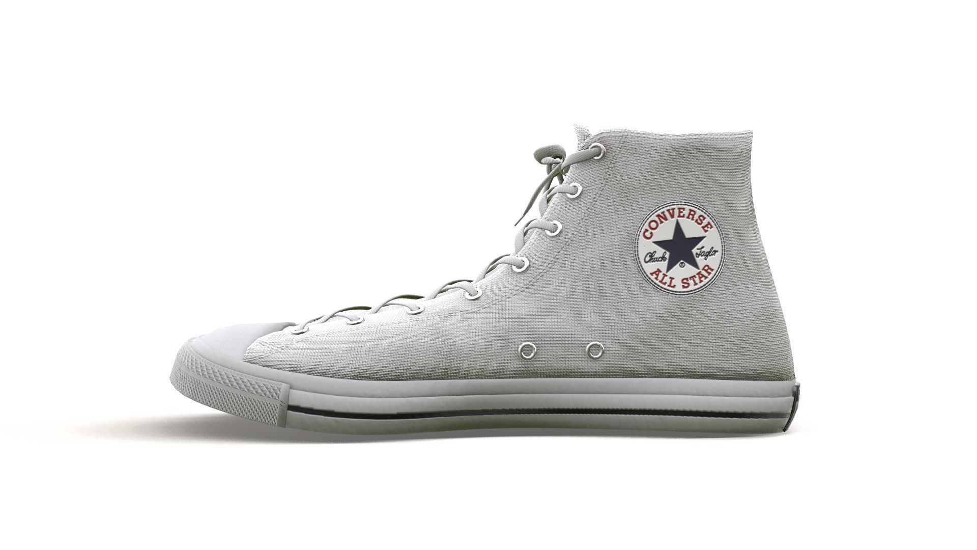 3D model 17 Colors High Top Converse All Stars VR / AR / low-poly ...