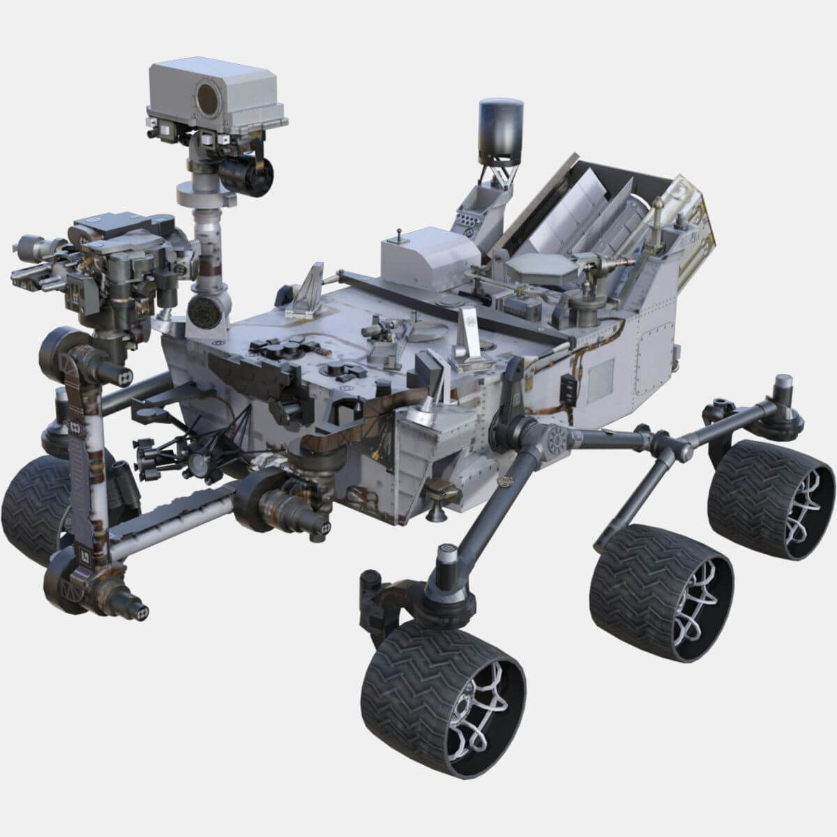 3D model NASA Curiosity Rover VR / AR / low-poly | CGTrader