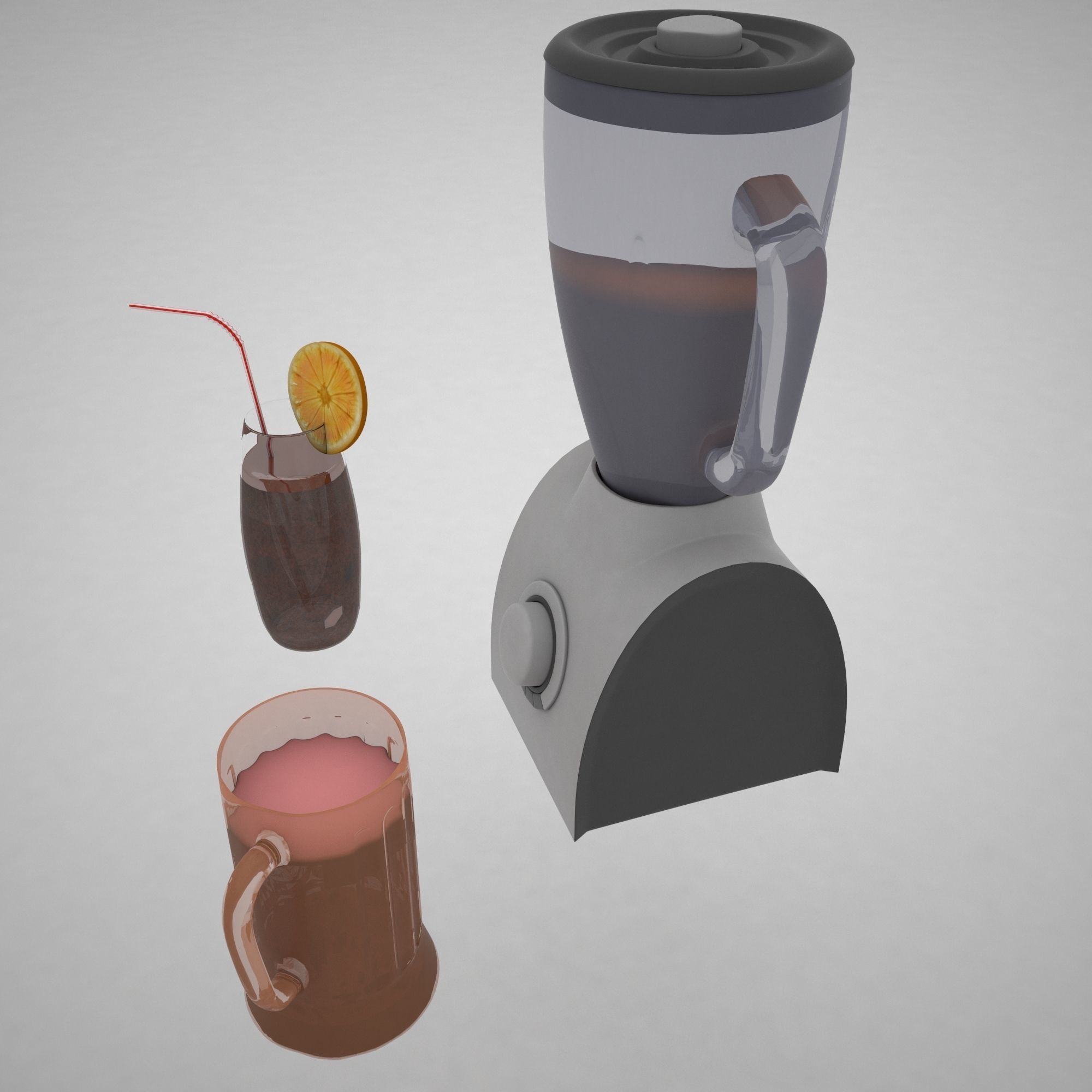 fruit blender 3D model | CGTrader