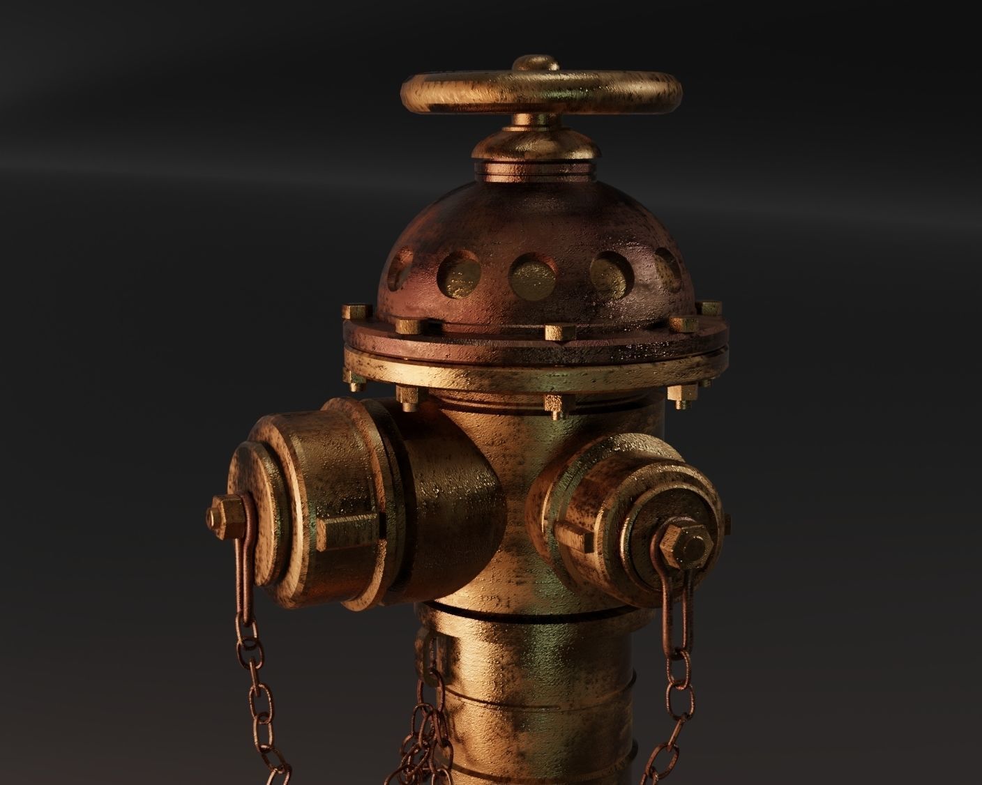 Fire Hydrant 25 - Steampunk Fireplug Vintage Design 3D model | CGTrader