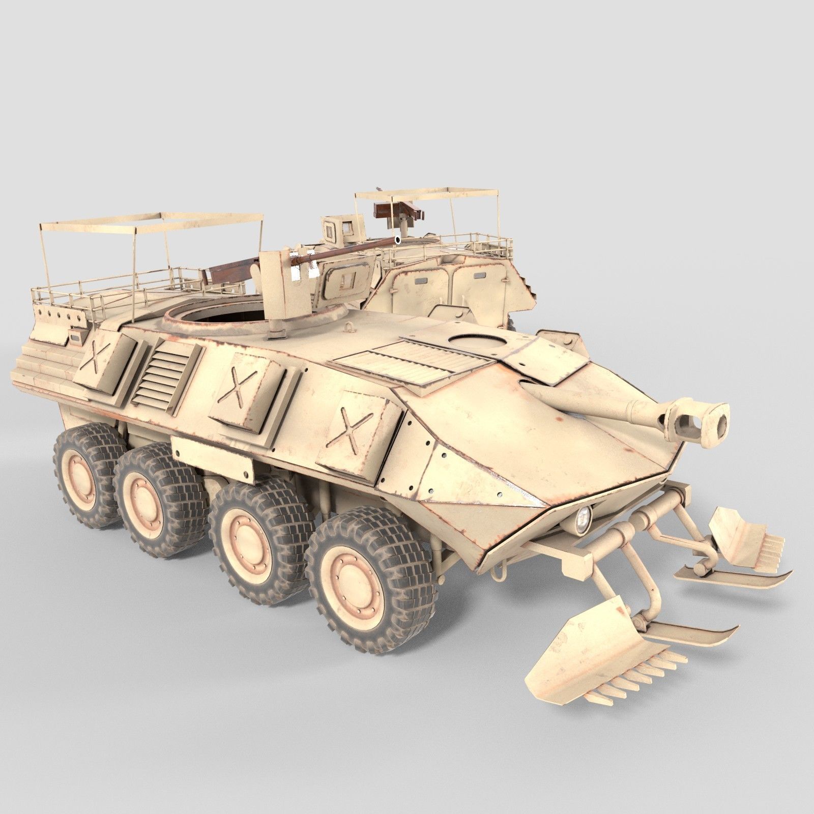 Apocalyptic LAV 25 3D model | CGTrader