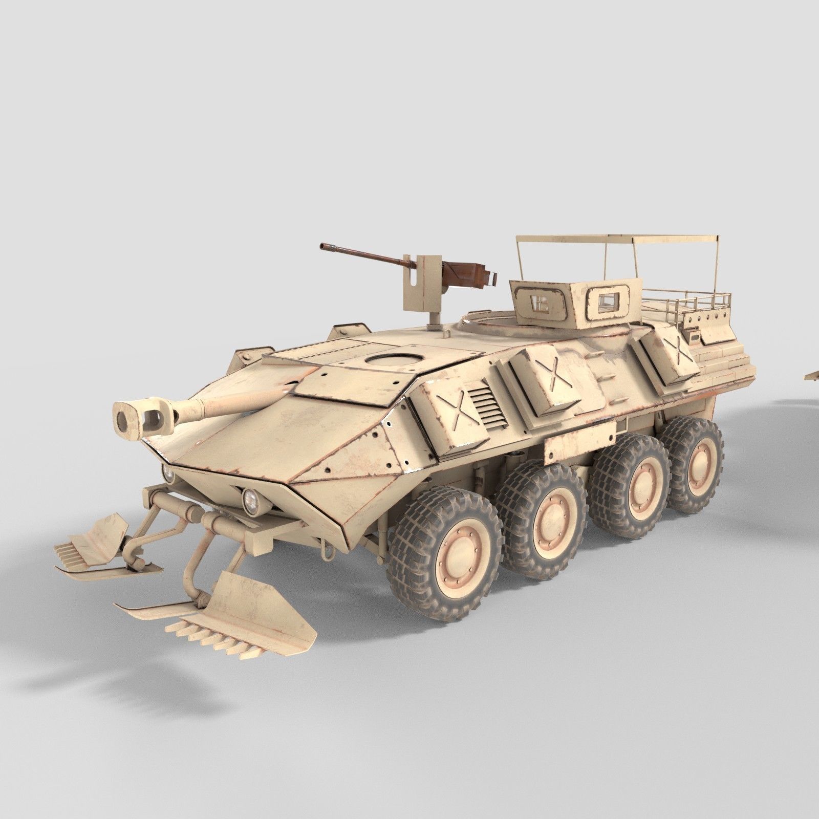 Apocalyptic LAV 25 3D model | CGTrader