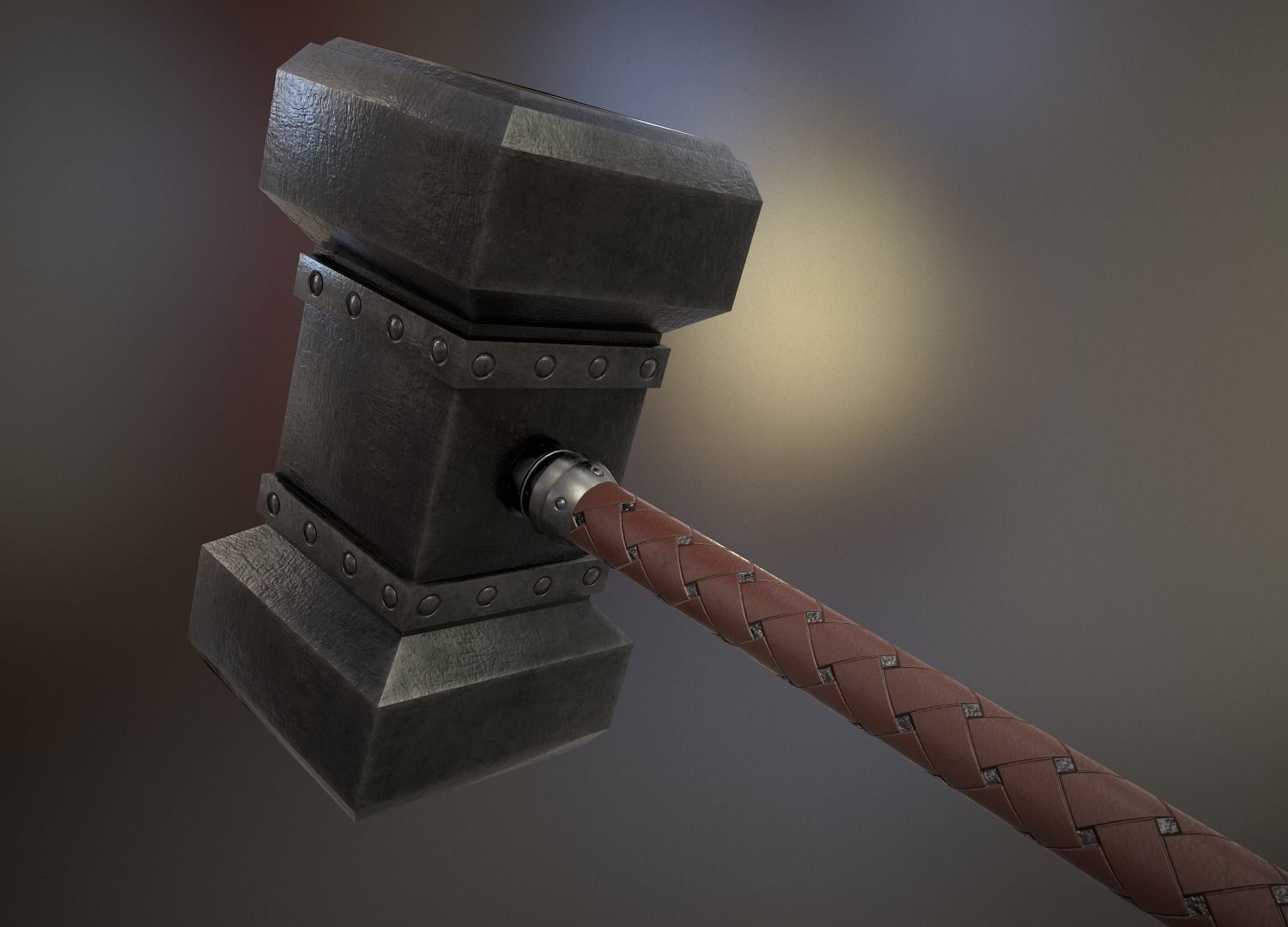 3D model War hammer VR / AR / low-poly | CGTrader
