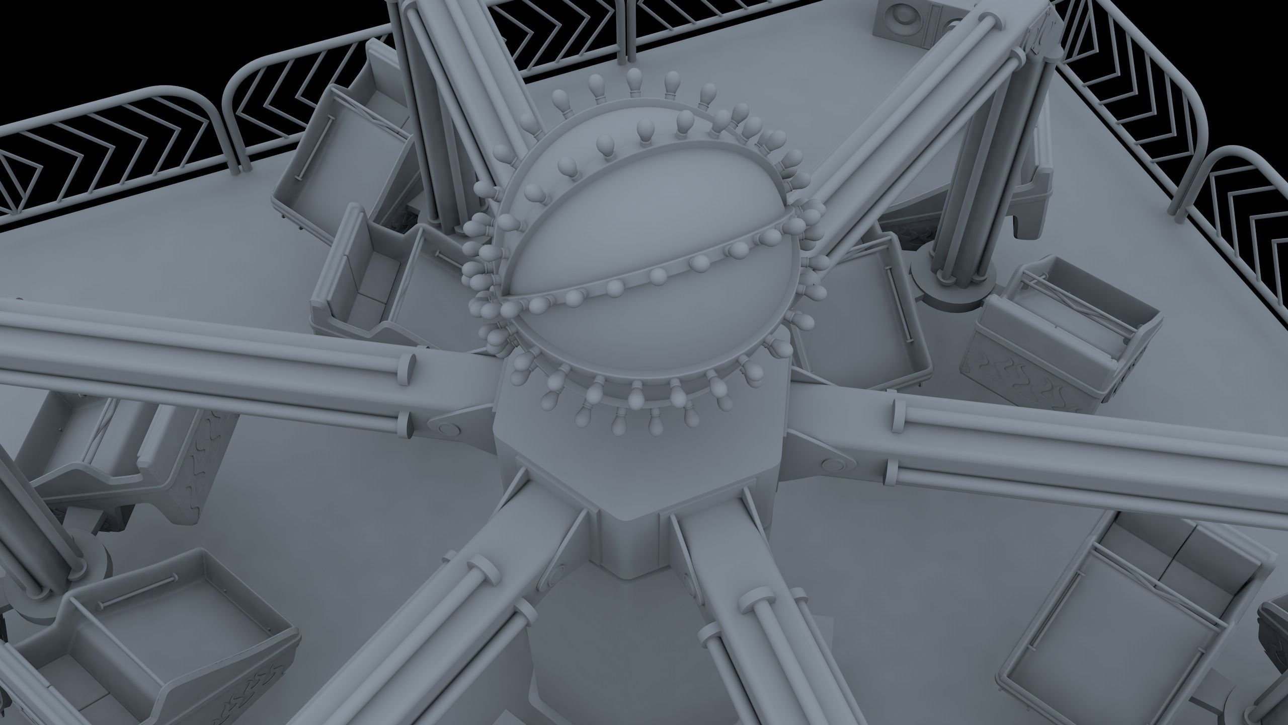 Carnival Ride Project 3D model | CGTrader