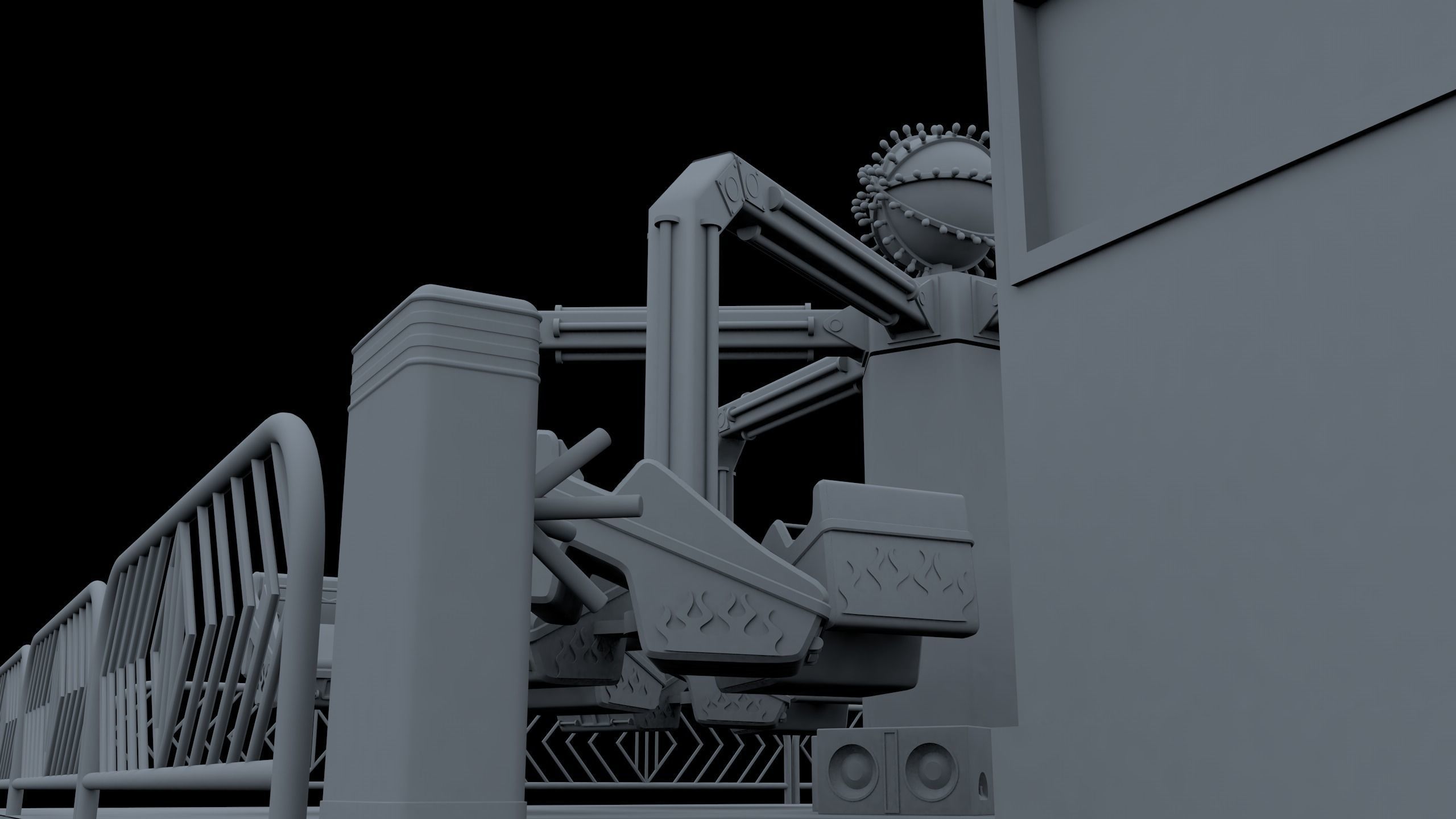 Carnival Ride Project 3D model | CGTrader