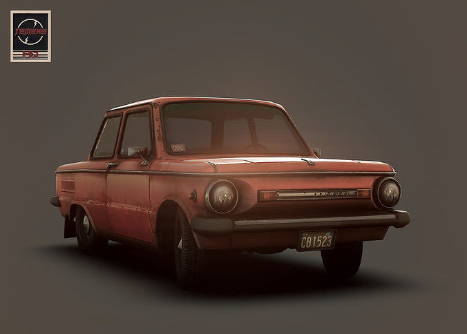 3D model 1980 ZAZ Zaporozhec 968M VR / AR / low-poly | CGTrader