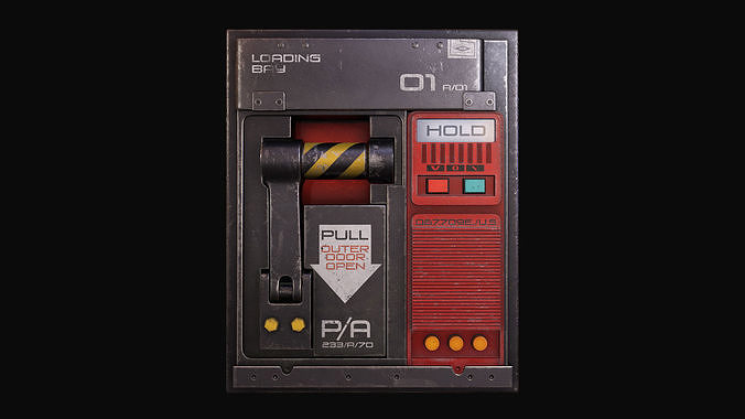 3D model Lock Door - Game Ready PBR VR / AR / low-poly | CGTrader