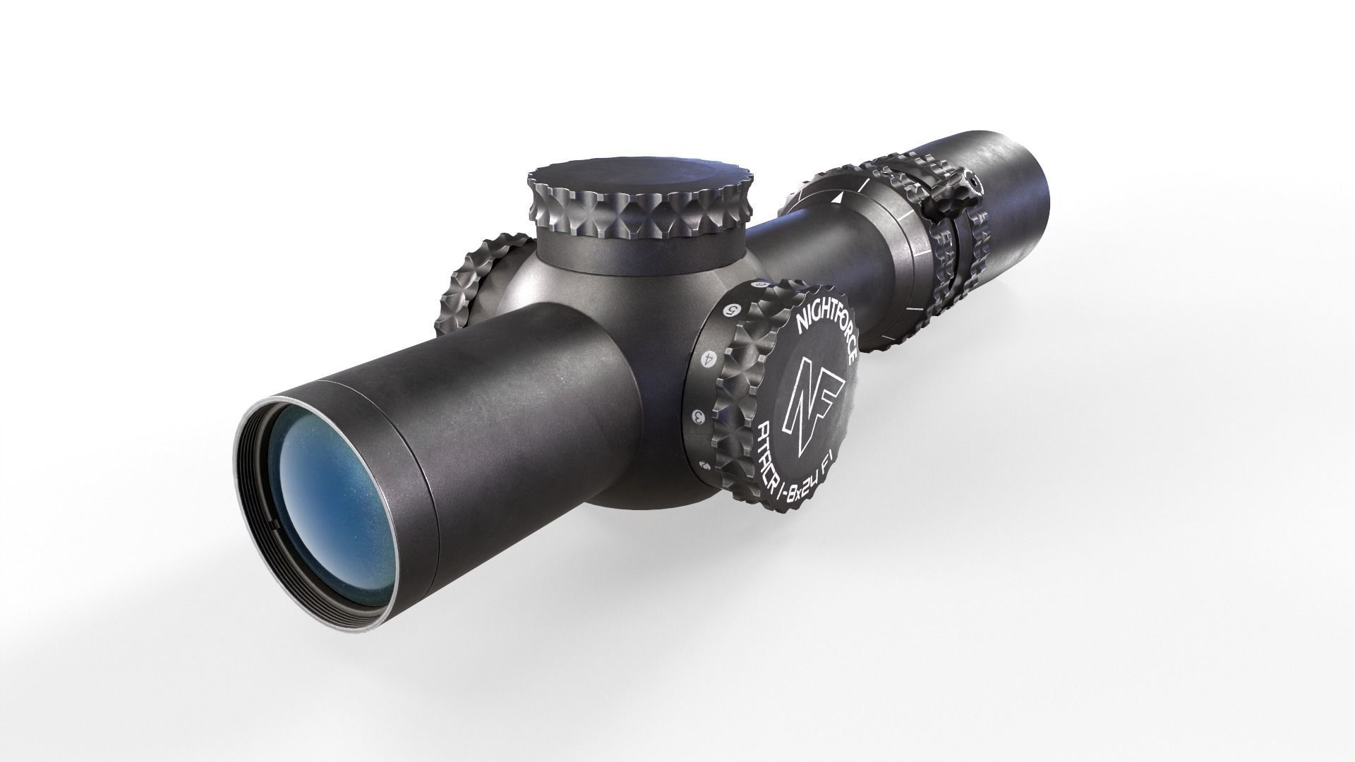 3D model Nightforce ATACR 1-8x24 F1 Low Power Variable Optic VR / AR ...