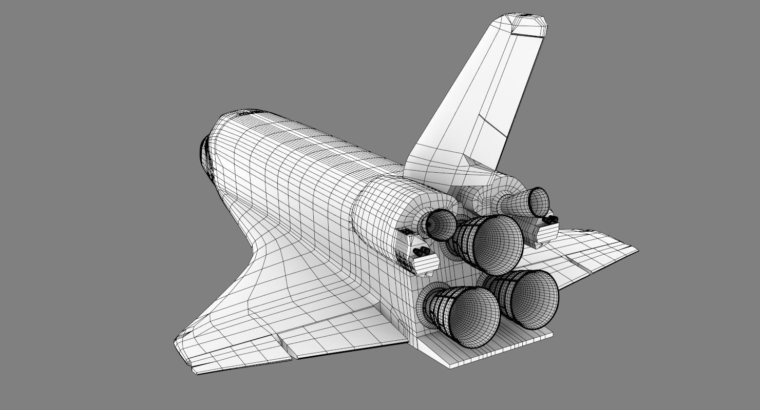 Space Shuttle Discovery 3D model rigged | CGTrader