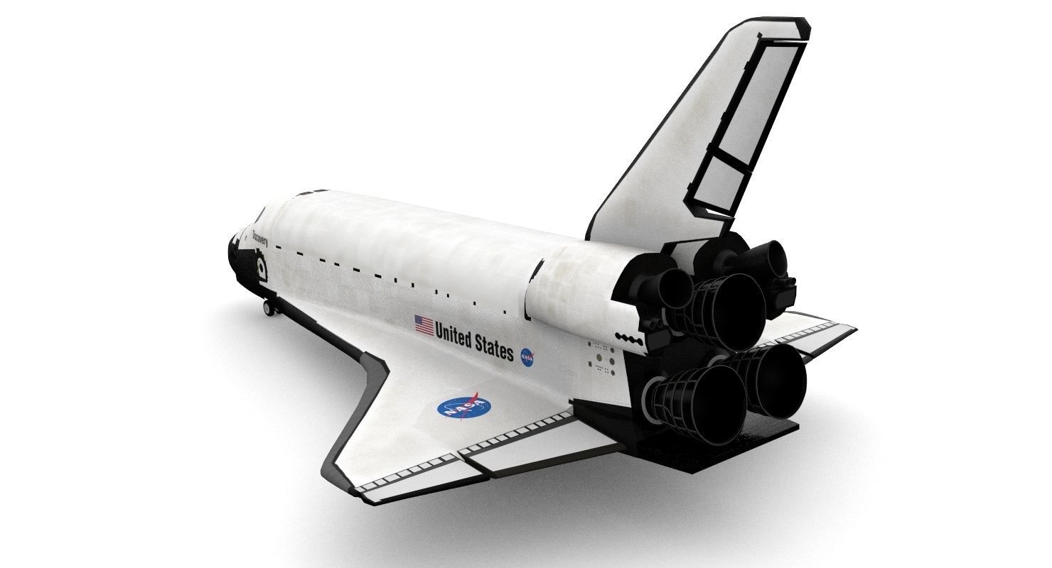 Space Shuttle Discovery 3D model rigged | CGTrader