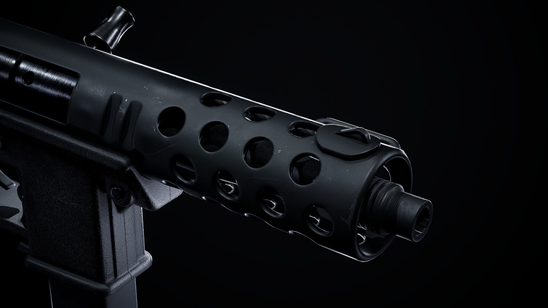 3D model TEC-9 PBR VR / AR / low-poly | CGTrader