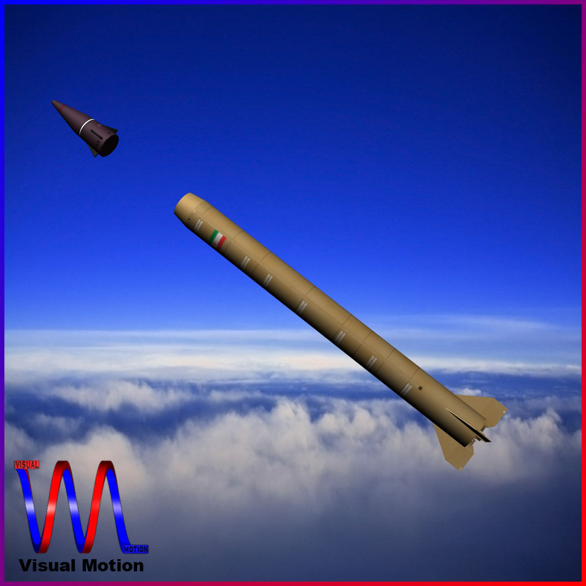 Emad Ballistic Missile 3D model | CGTrader