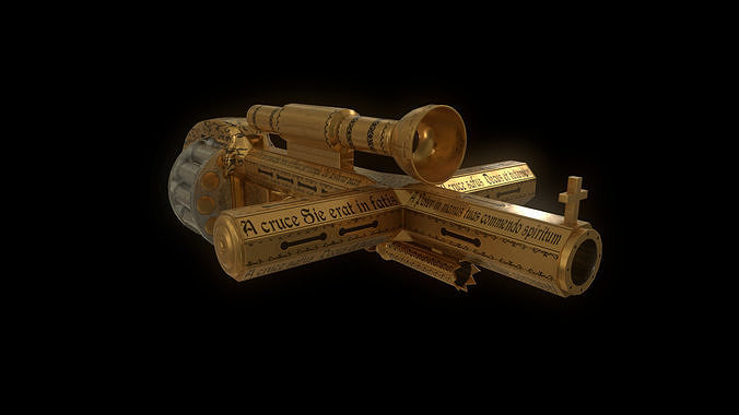 3D model Holy shotgun VR / AR / low-poly | CGTrader